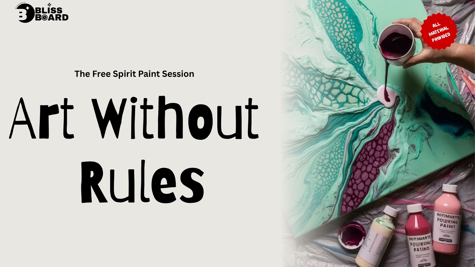 Book tickets to Fluid Art Workshop